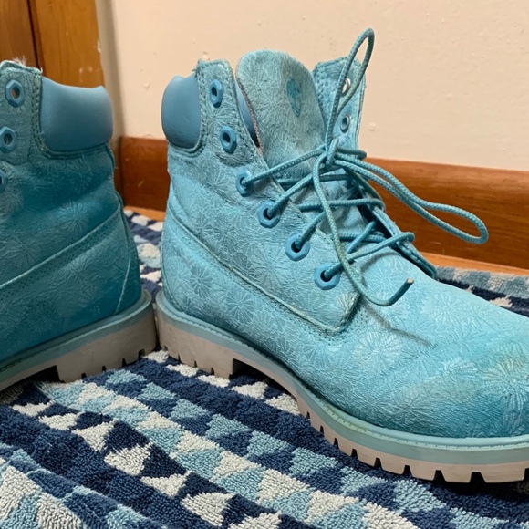 Timberland | Shoes | Beautiful Blue Timberland Boots | Poshmark